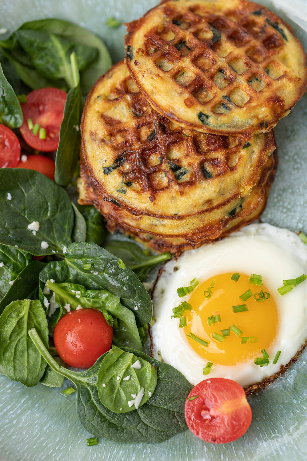 Savoury Mini Waffles – Broth of Life